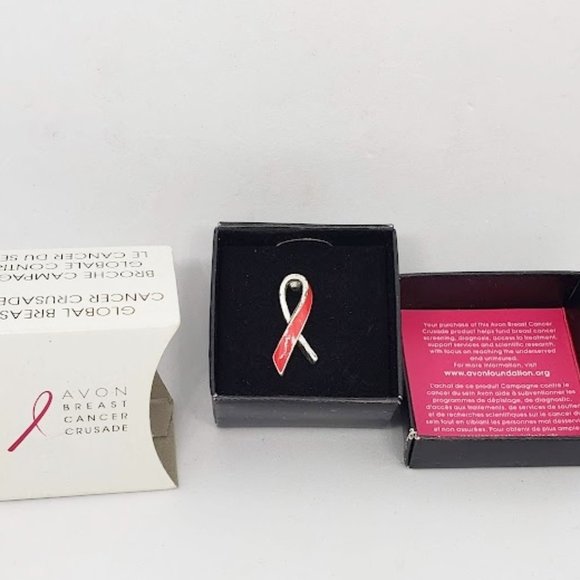 Avon | Jewelry | New Avon Breast Cancer Crusade Pink Ribbon Pin | Poshmark